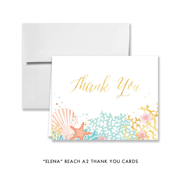 Thank You Card | Beach Themed – Digibuddha