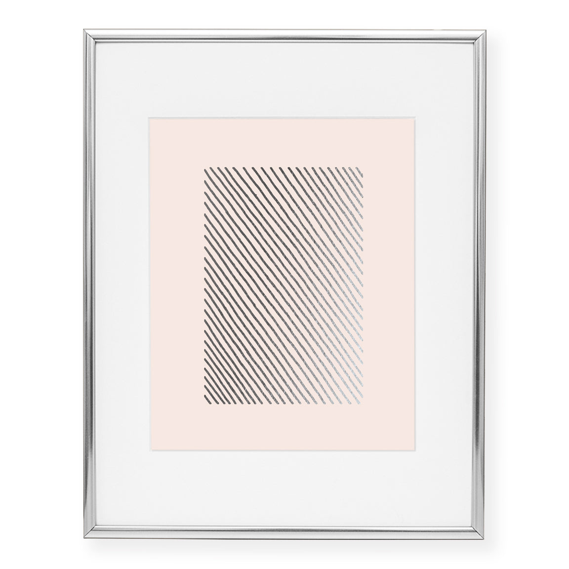Diagonal Lines Abstract Foil Art Print Poster Abstract Line Wall Art ...