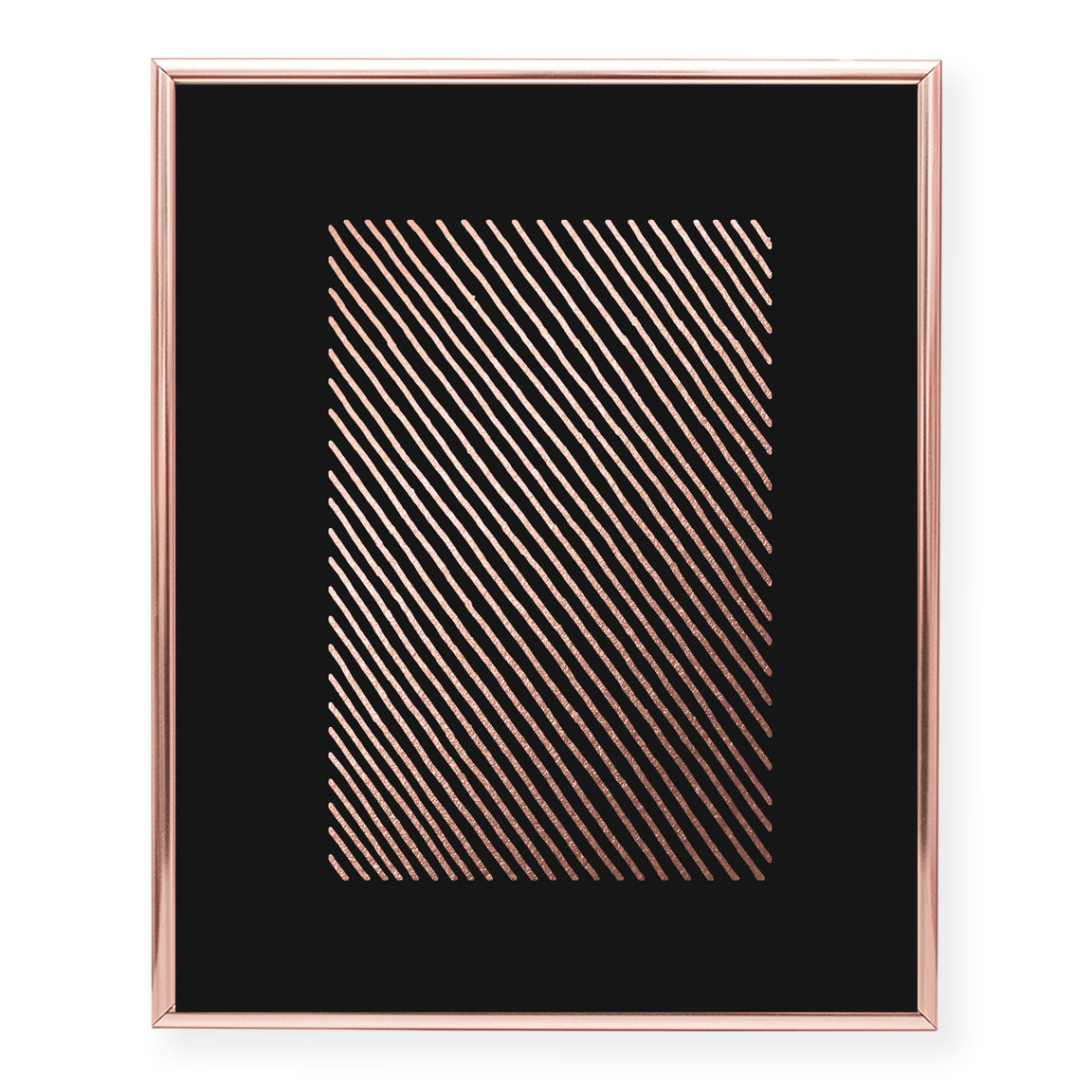 Diagonal Lines Abstract Foil Art Print Poster Abstract Line Wall Art ...
