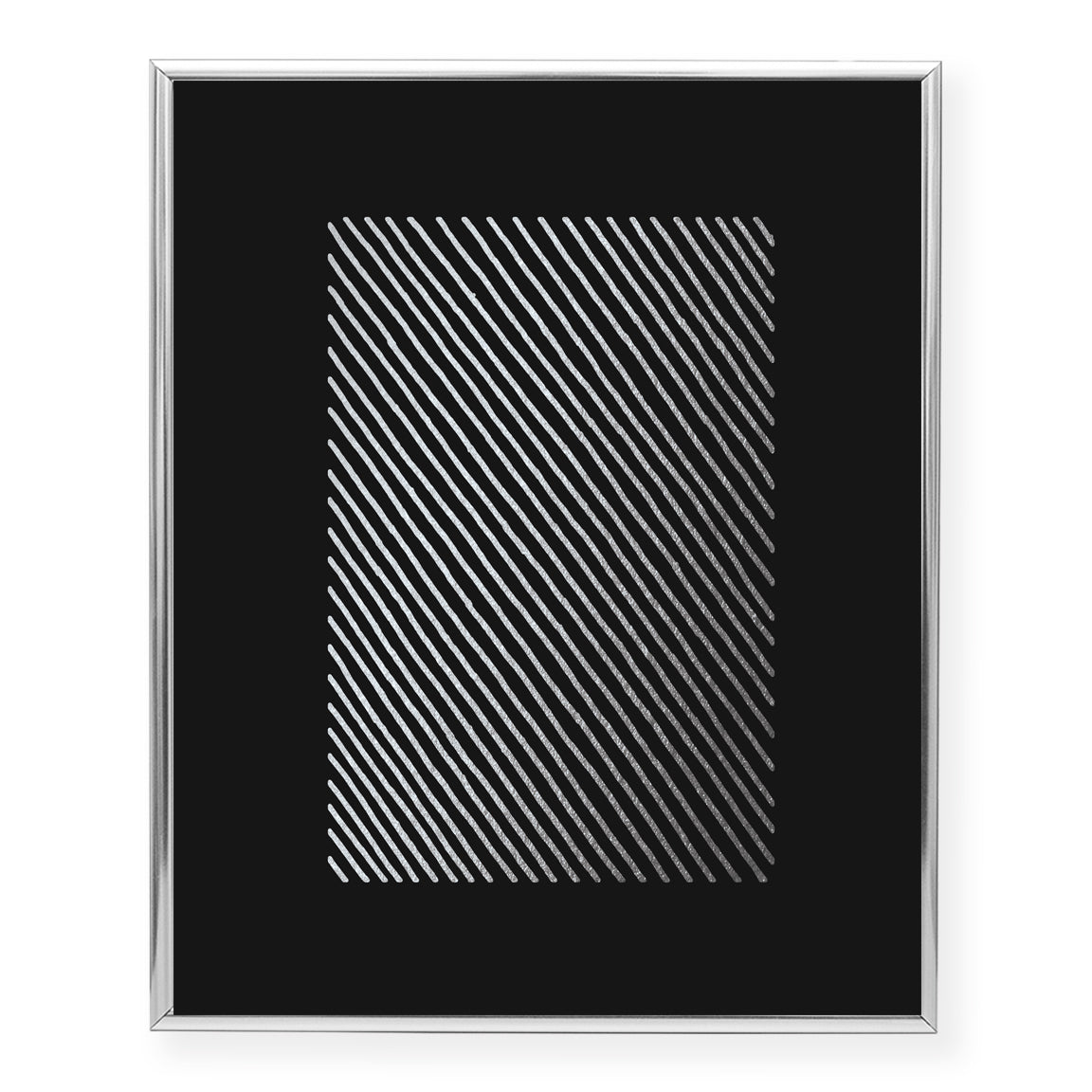 Diagonal Lines Abstract Foil Art Print Poster Abstract Line Wall Art ...