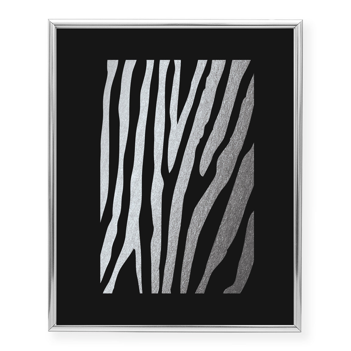 Zebra Print Foil Art Prints – Digibuddha