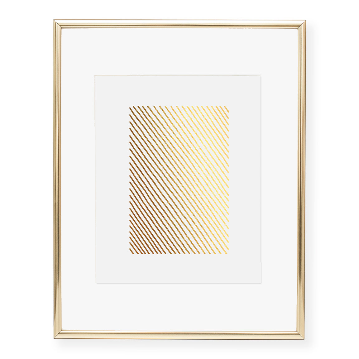 Diagonal Lines Abstract Foil Art Print Poster Abstract Line Wall Art ...