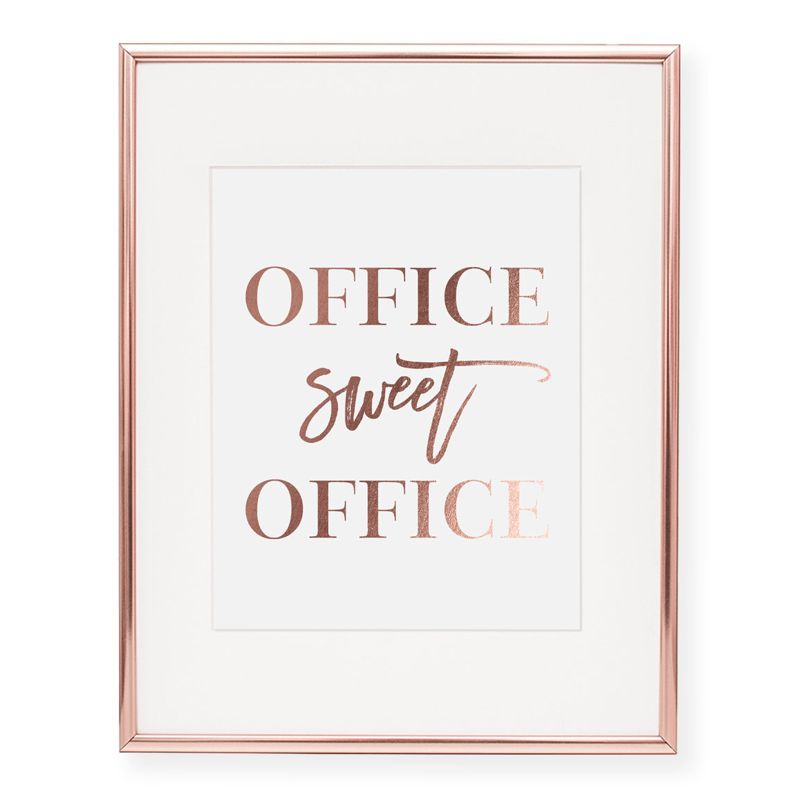 Office Sweet Office Gold Foil Art Print Poster Real Foil Pressed Luxe ...