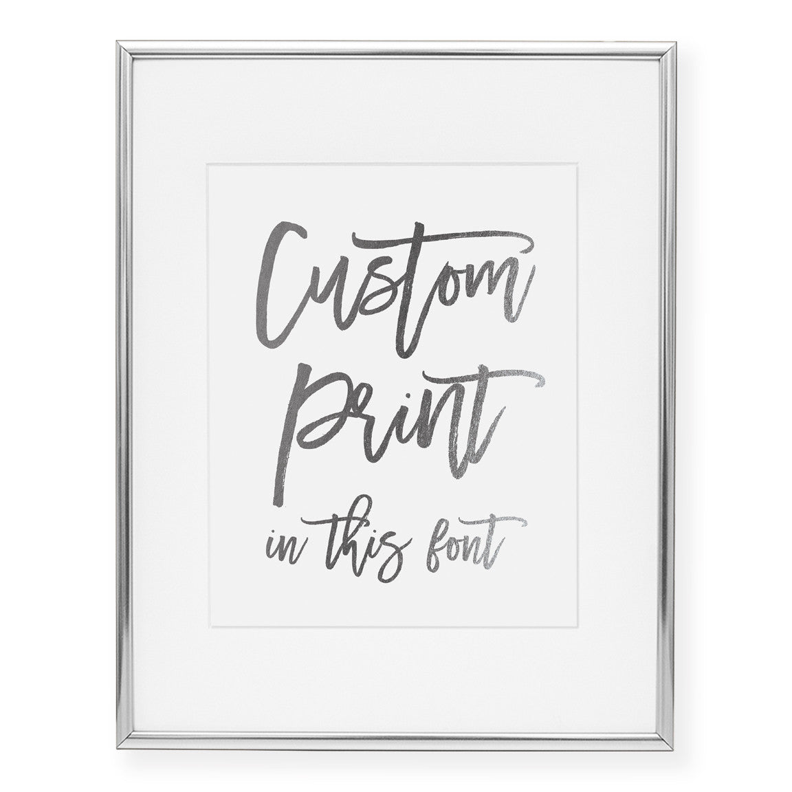 Custom Gold Foil Art Print | Personalized Poster Real Foil Luxe Decor ...