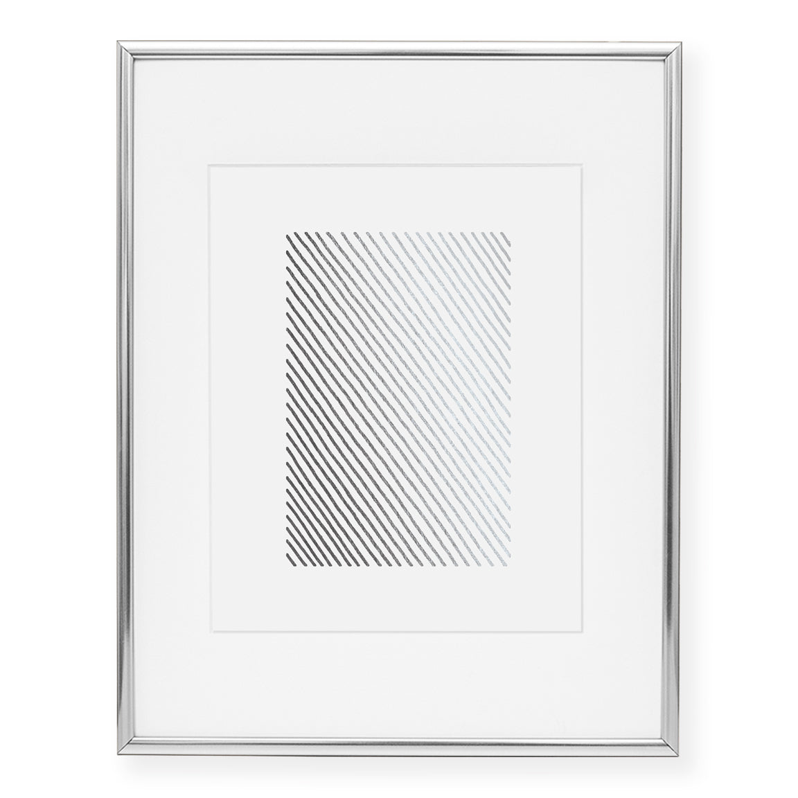 Diagonal Lines Abstract Foil Art Print Poster Abstract Line Wall Art ...