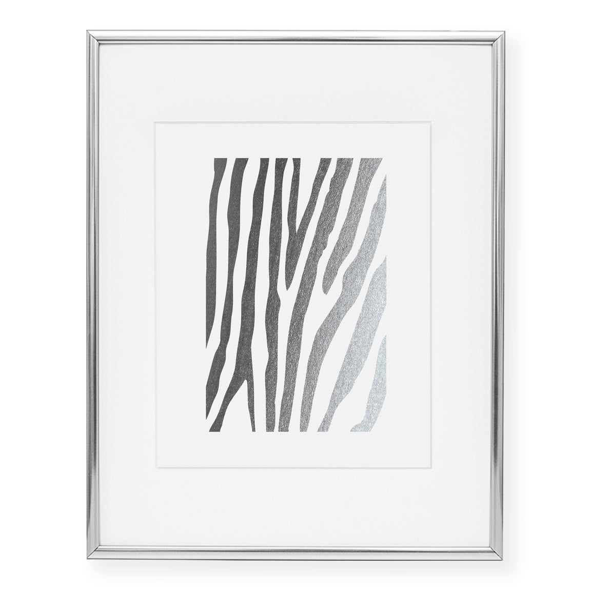 Zebra Print Foil Art Prints – Digibuddha