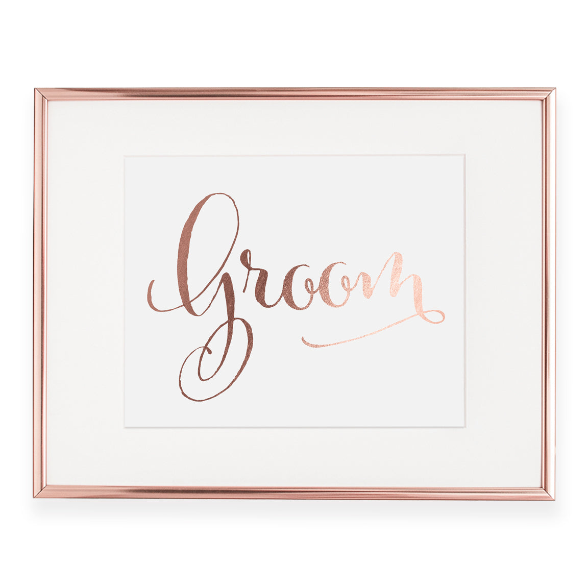 Groom Sign Foil Art Print Wedding Signage Newlyweds Chair Sign – Digibuddha